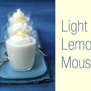 Light Lemon Mousse - RECIPE