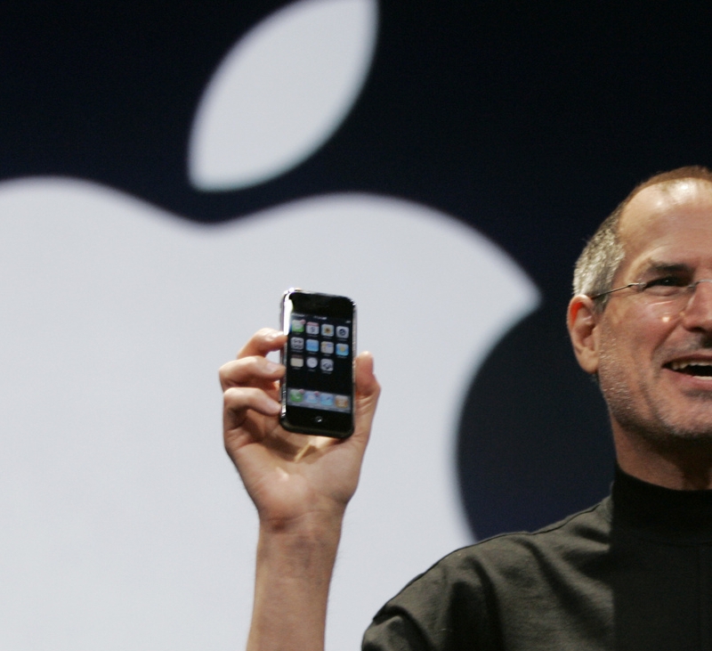 Apple's iPhone unveiled by Steve Jobs 10 years ago