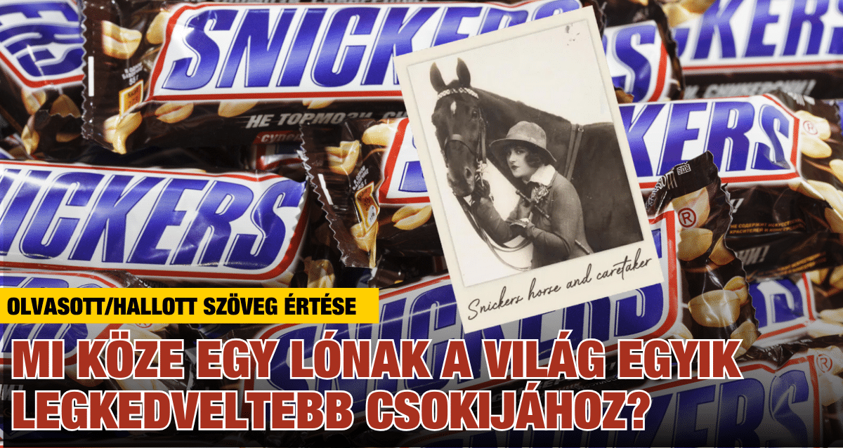 Miért egy lóról lett elnevezve a Snickers csoki?